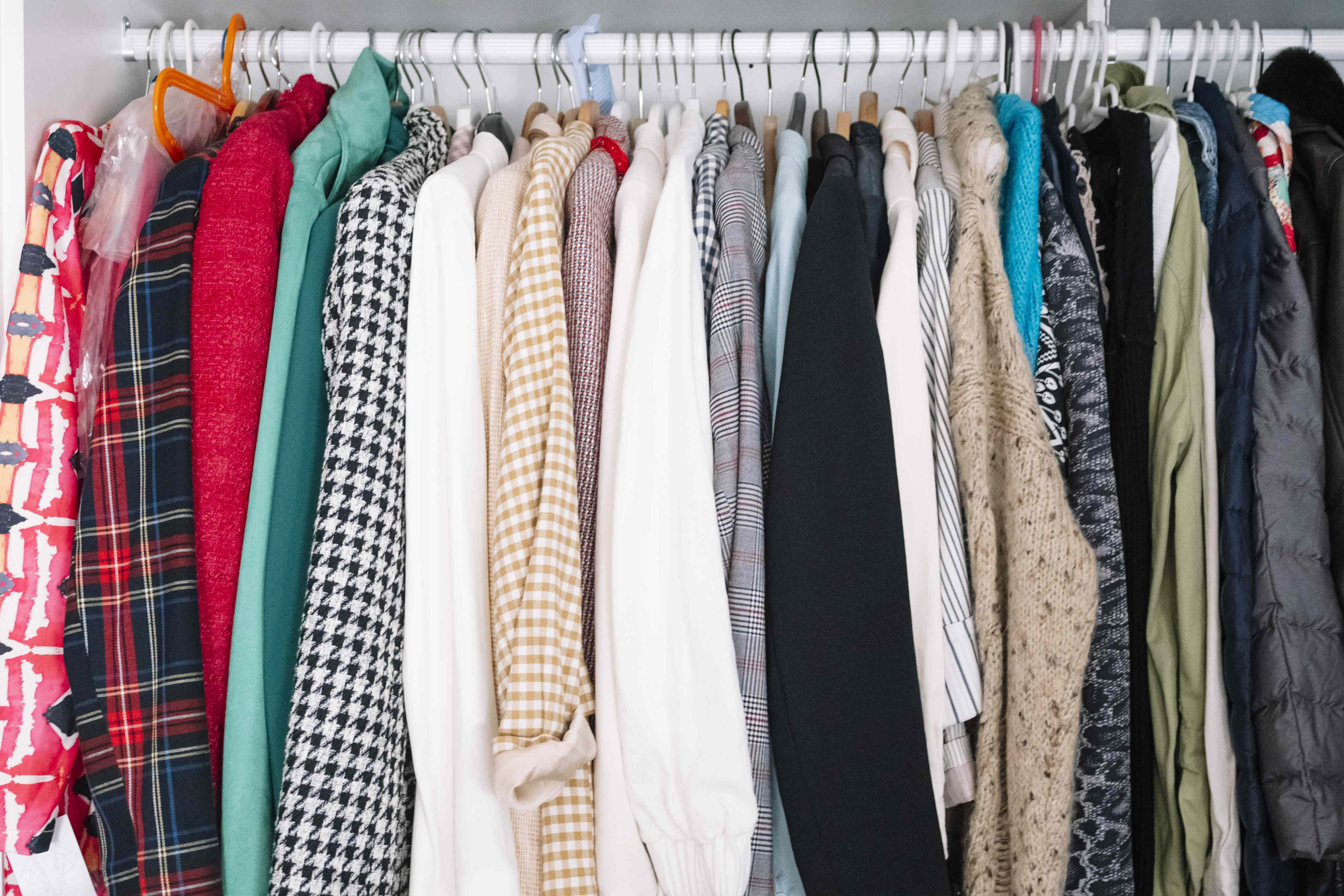 The reverse hanger method makes decluttering your closet surprisingly easy