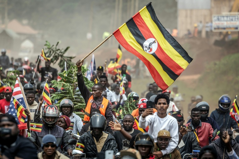 Ugandan opposition turns national flag into protest symbol