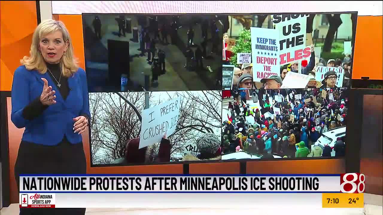 Nationwide protests after Minneapolis ICE shooting