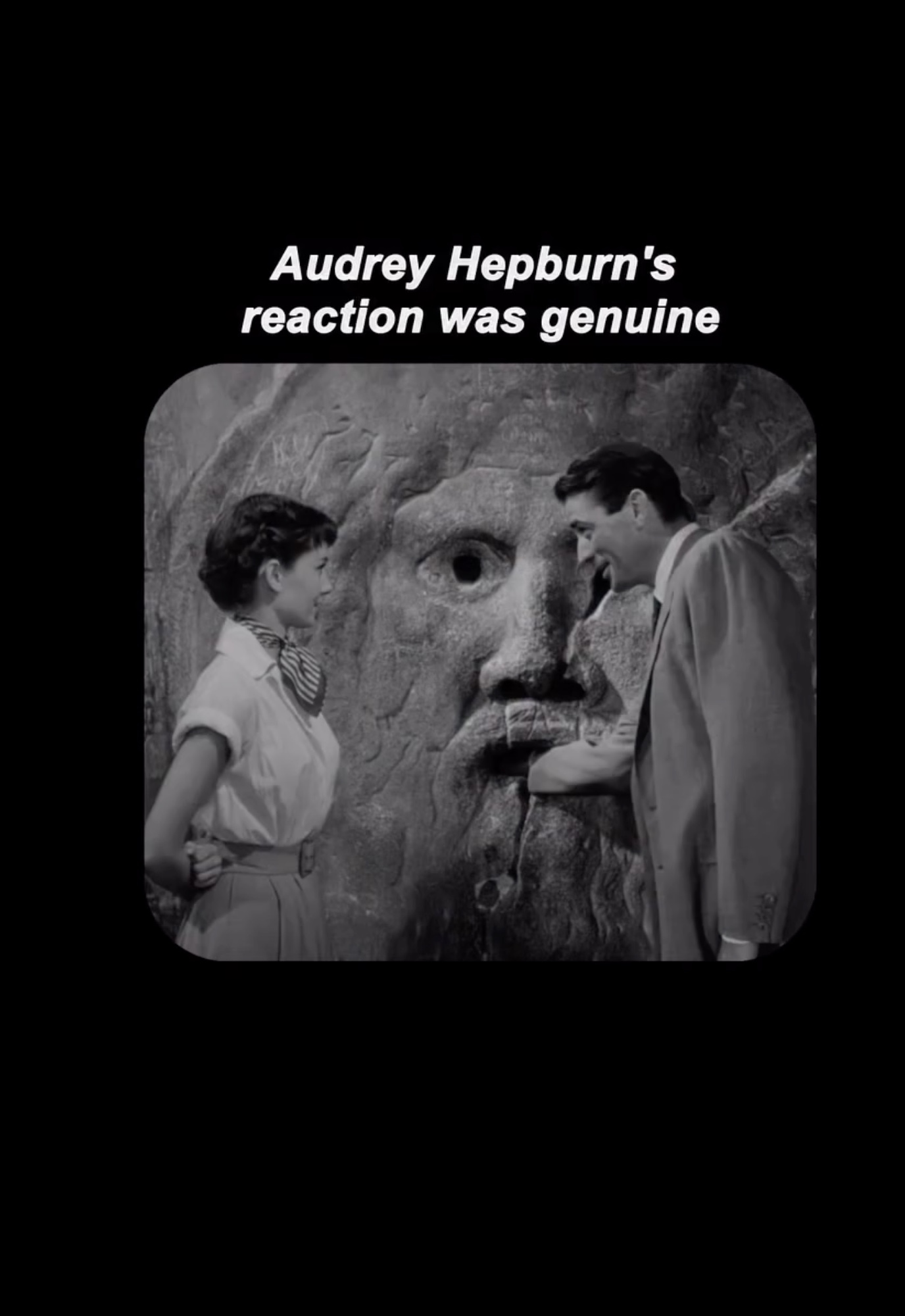 Audrey Hepburn’s scream was real? 😱🎬