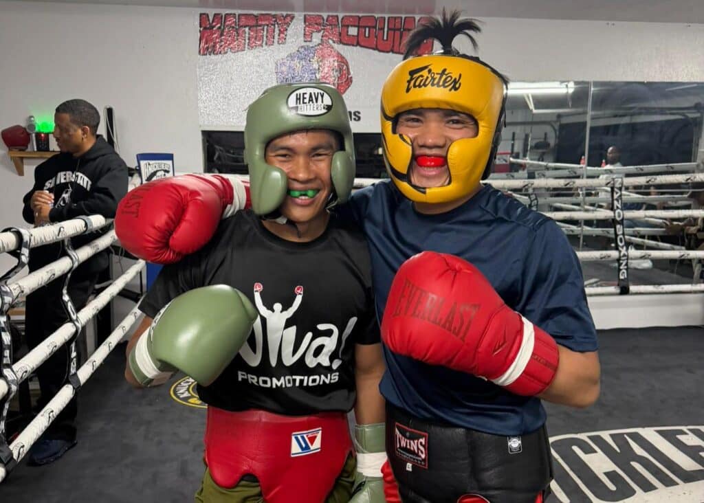 Taduran grinds in US camp for possible unification bout