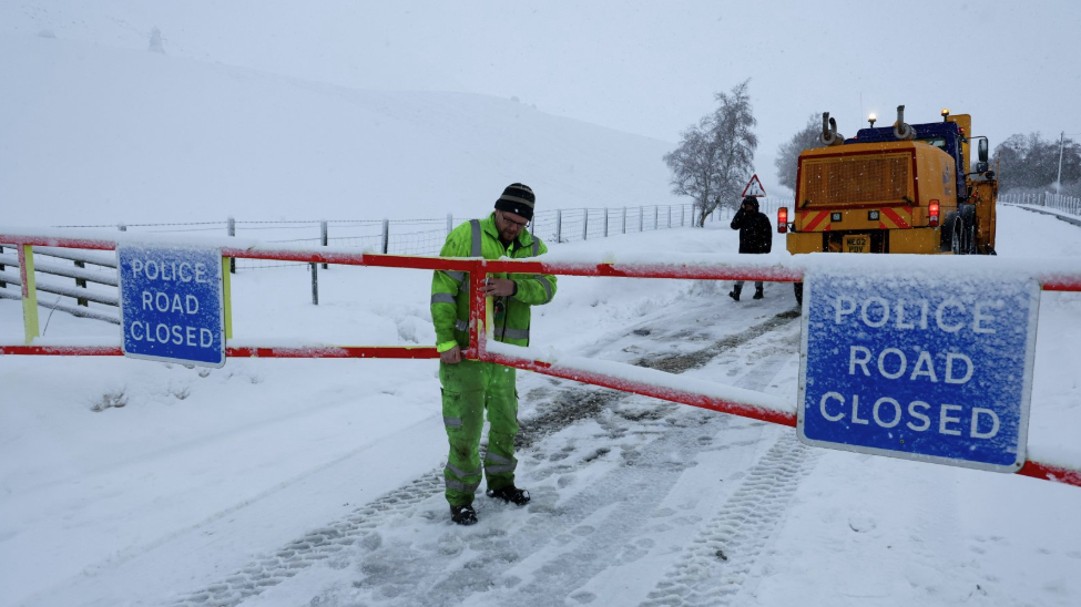 Weather warnings downgraded after week of heavy snow