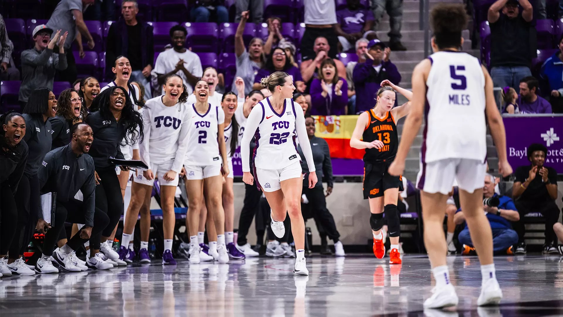 Women’s Basketball: Olivia Miles’s 20 points leads No. 13 TCU past ...