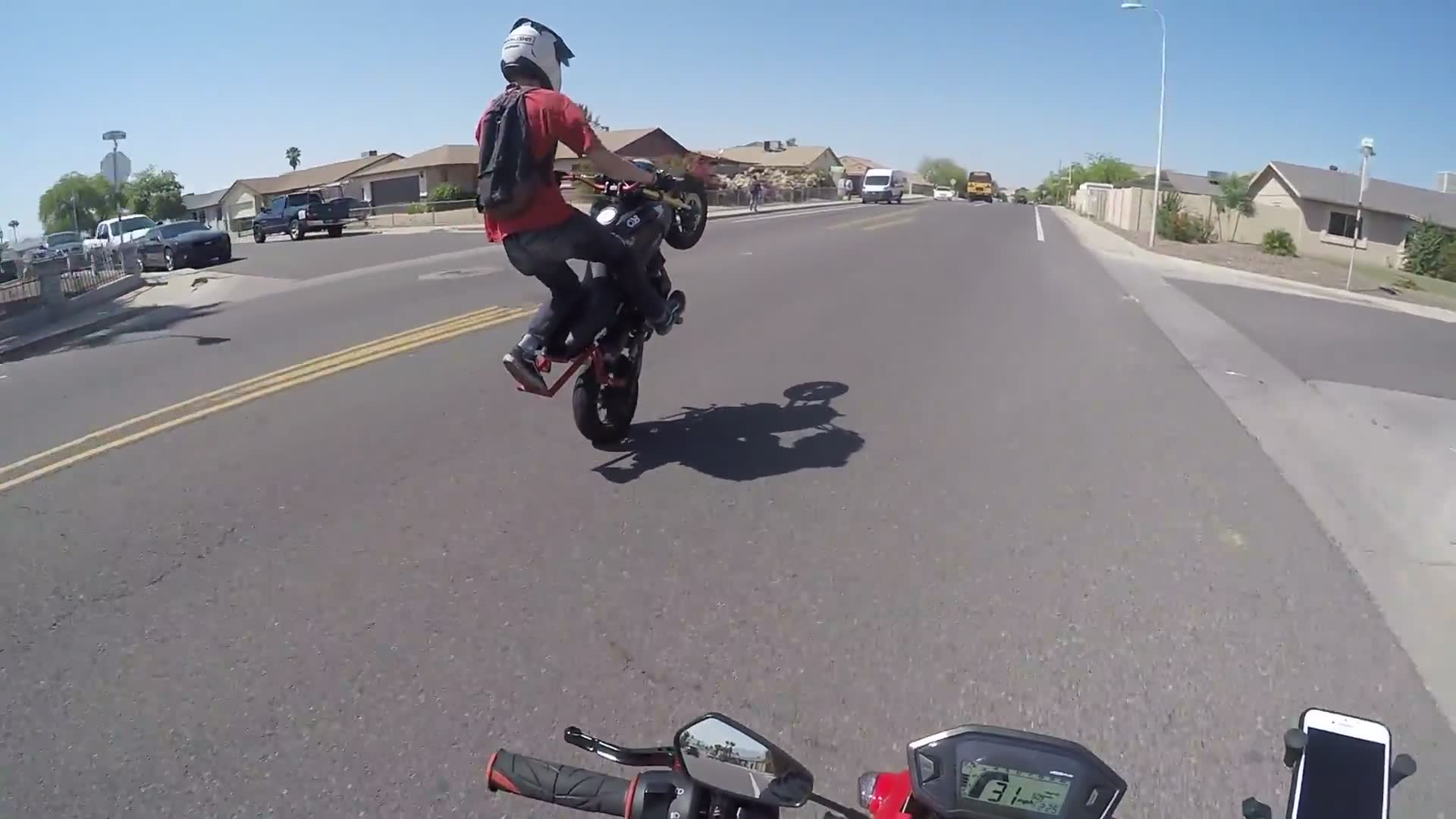 Ride dedicated entirely to wheelie practice and performance