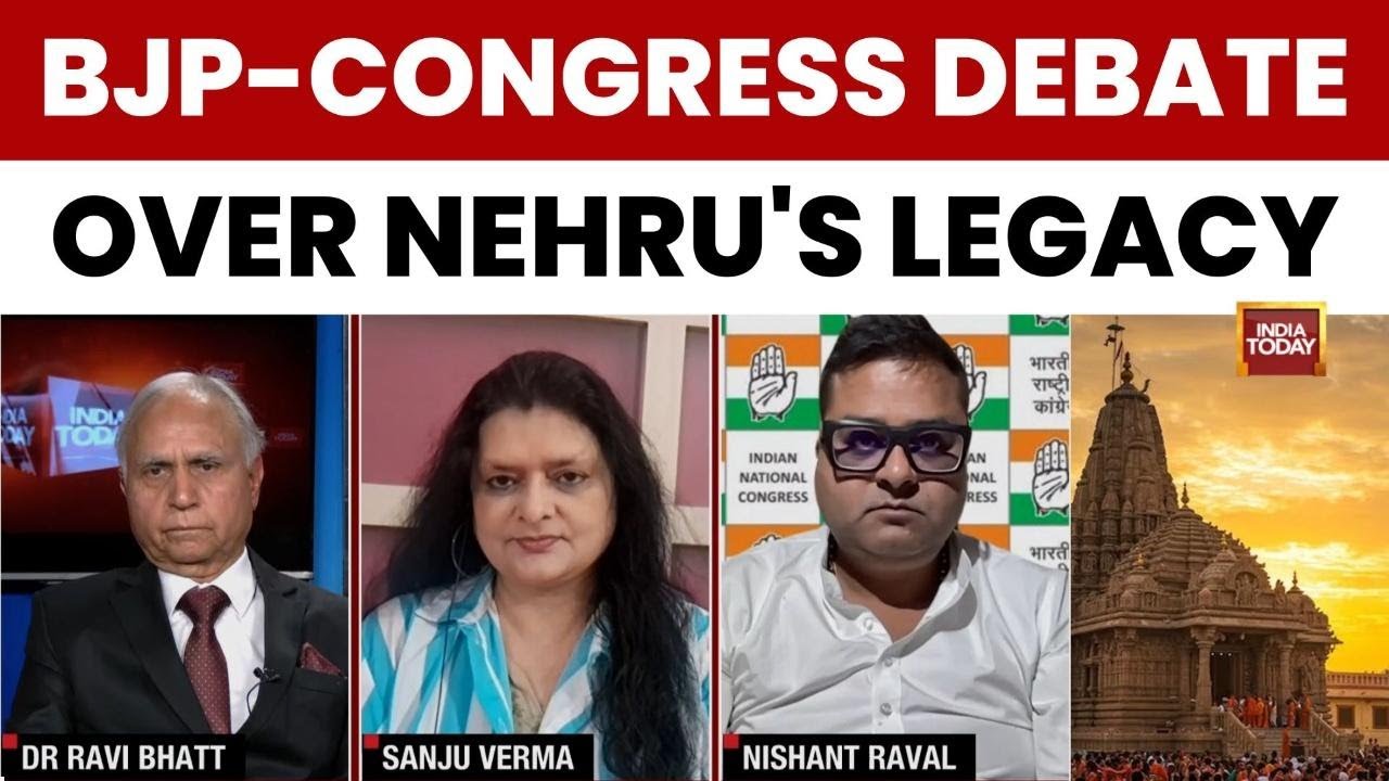 Somnath temple history debate: BJP, Congress clash over Nehru's role in ...