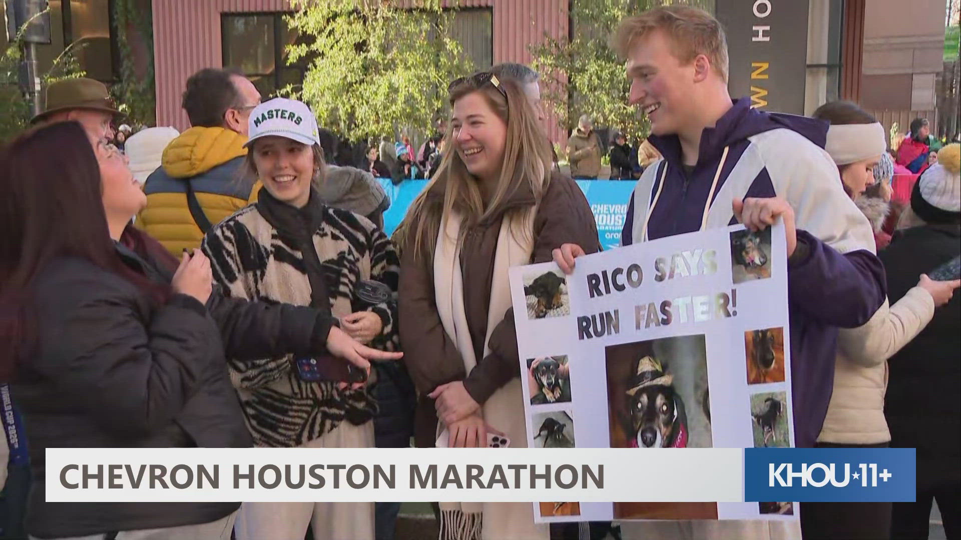 Supporters out in force for Chevron Houston Marathon