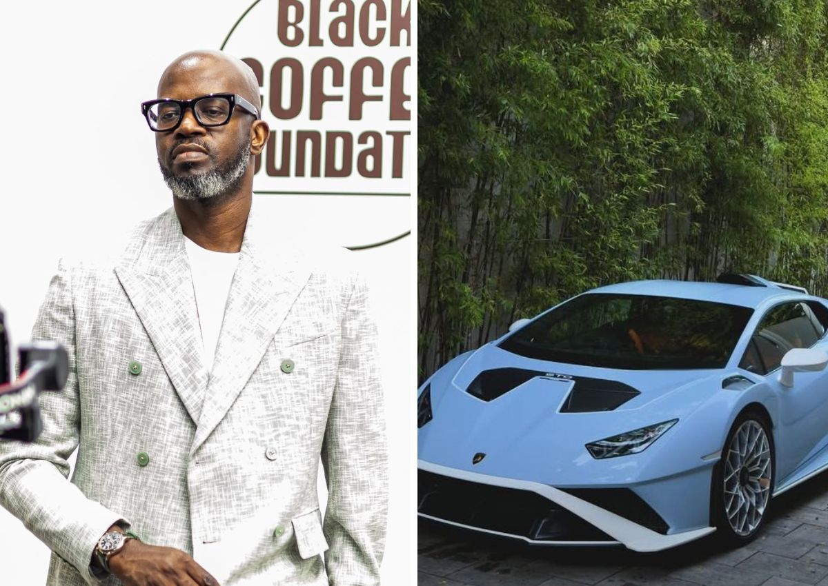 Black Coffee shows off customised R9m Lambo amid divorce news