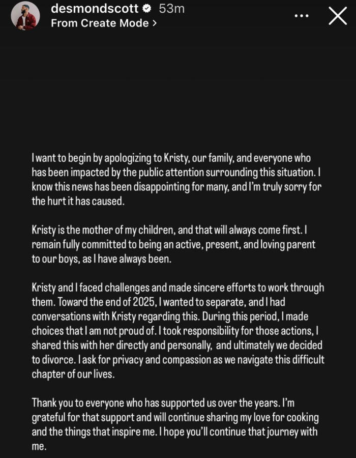 Men are 'auditioning' to replace Desmond Scott in Kristy Sarah’s life ...