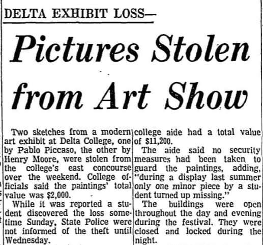 Couple dies in house fire, Delta College art heist and more Bay County news