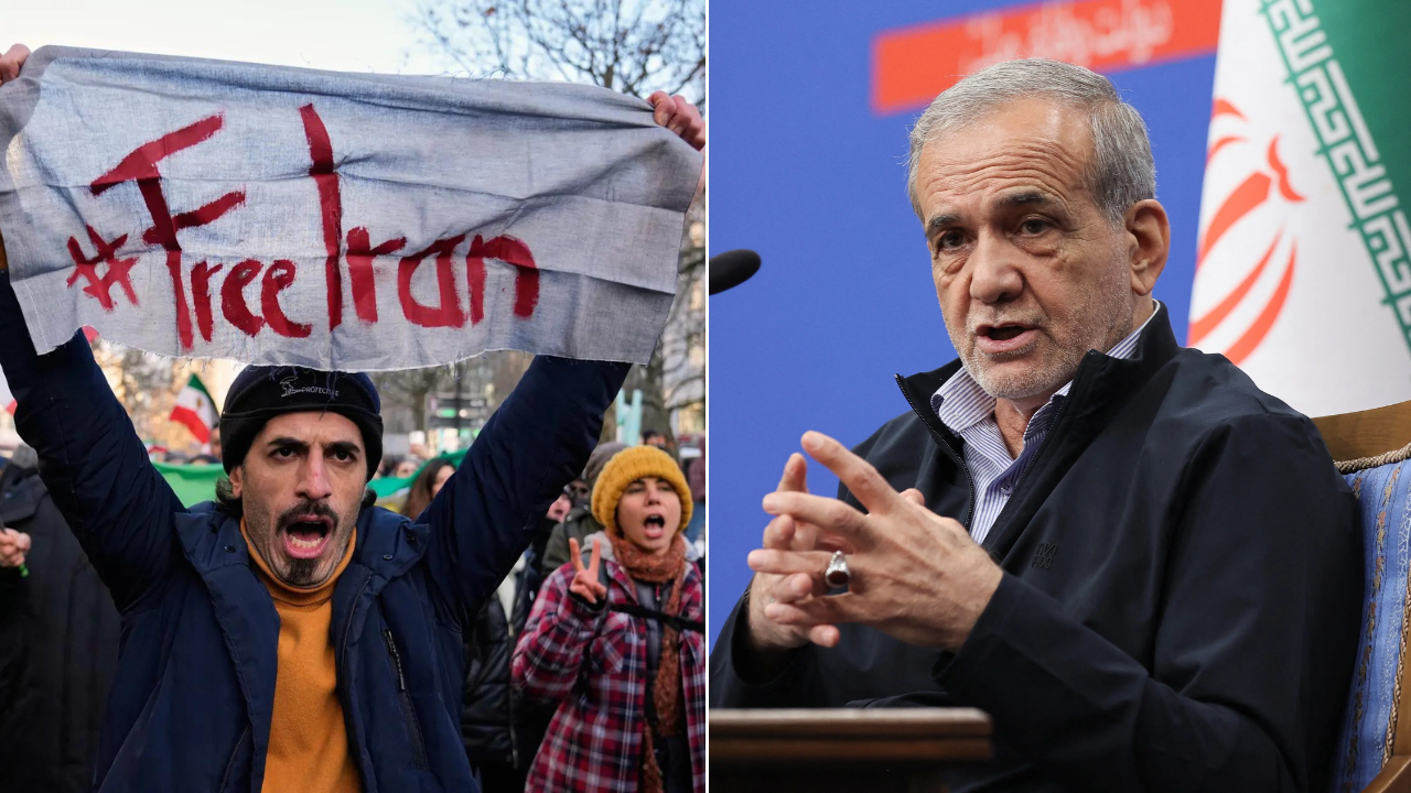 'Ordering riots': Iran president accuses US, Israel as protests turn ...