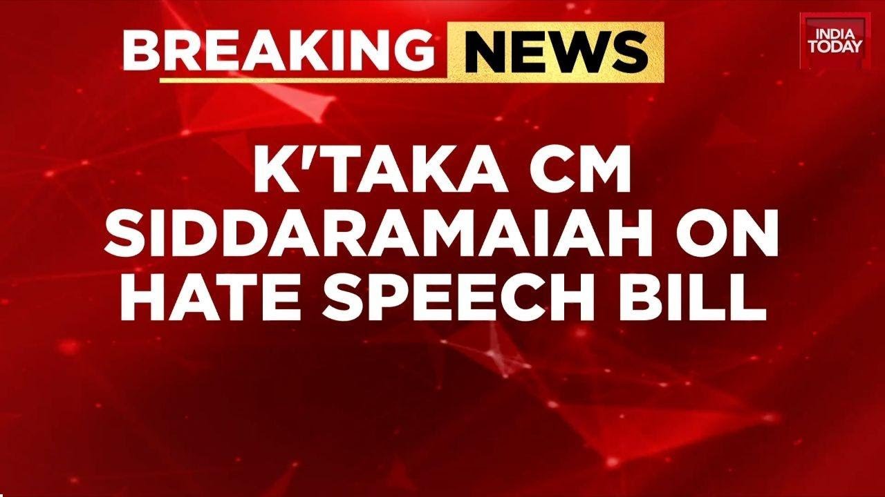 CM Siddaramaiah on hate speech bill: 'Neither rejected nor sent back ...