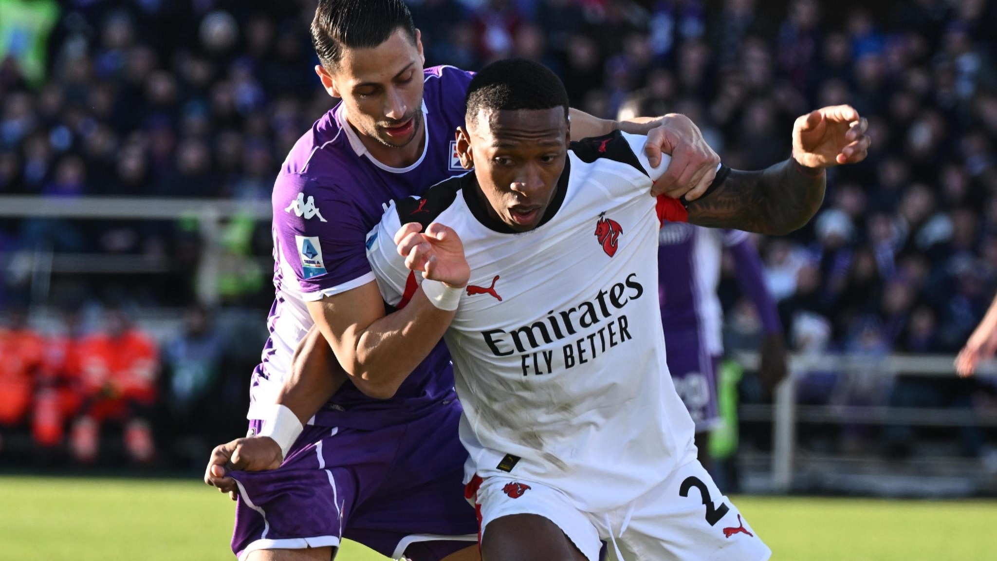 Serie A, la Viola avanti: Fiorentina-Milan 1-0