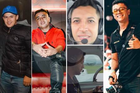 Ellos son los integrantes del equipo de trabajo que acompañaba a Yeison ...