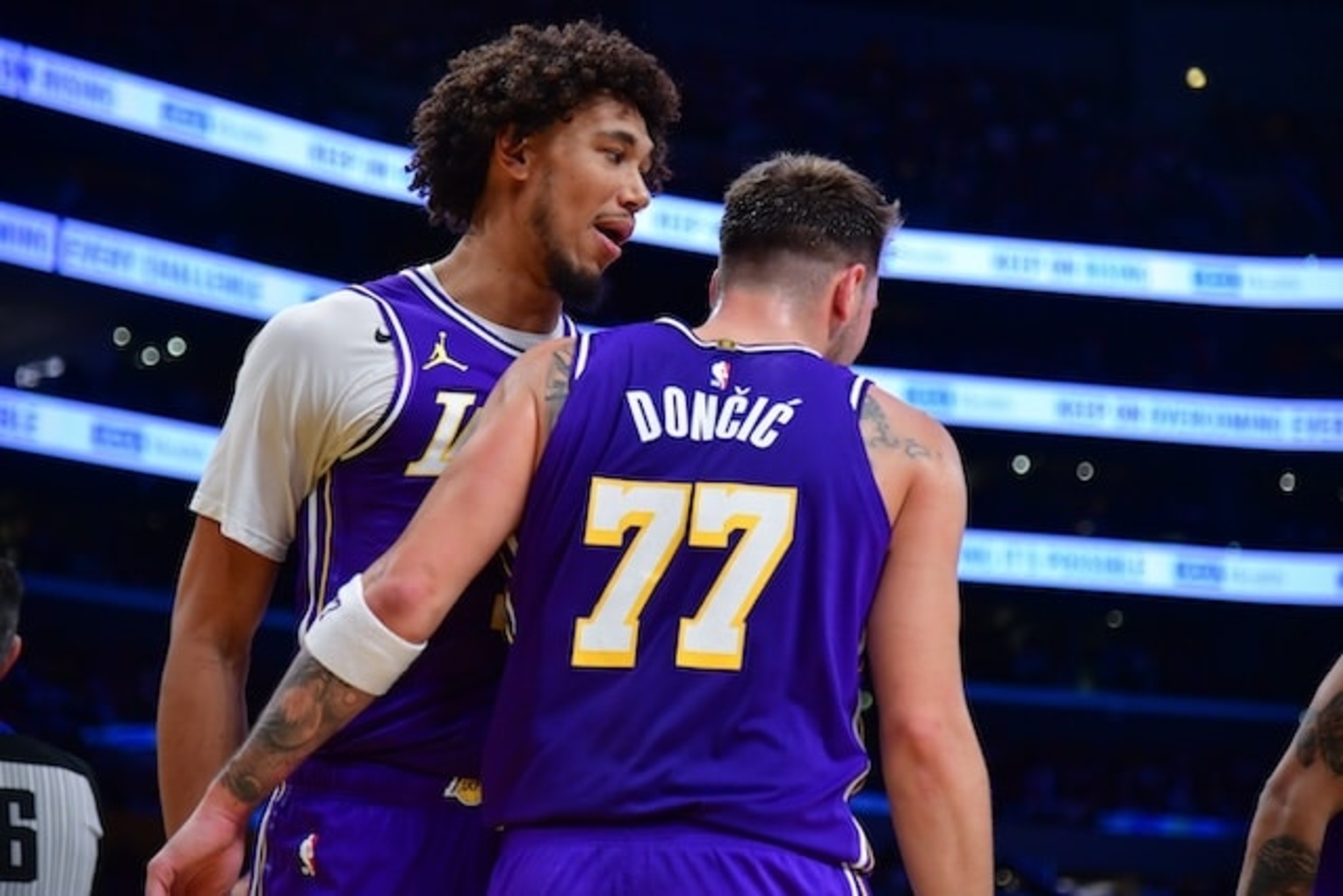 Luka Doncic applauds improvement from Jaxson Hayes