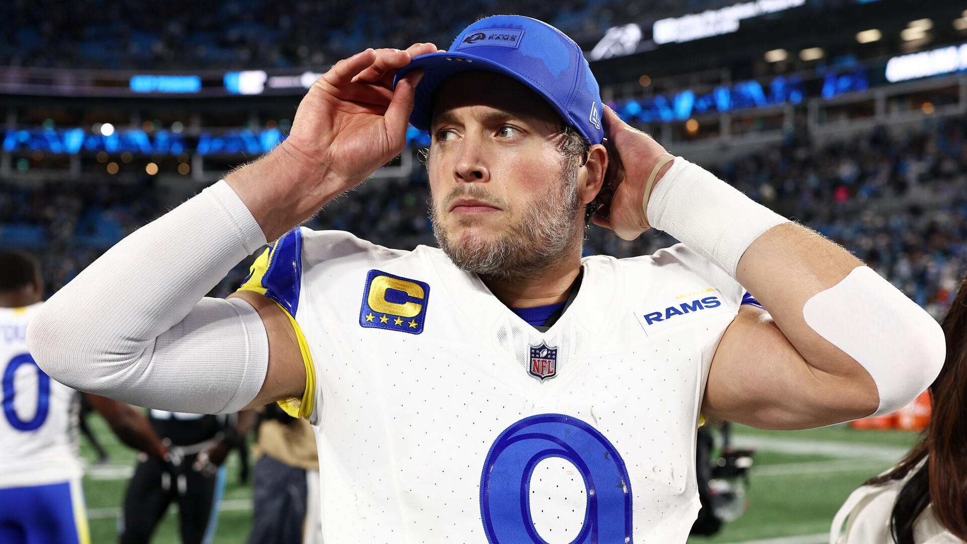 X-rays were negative on Matthew Stafford's injured finger