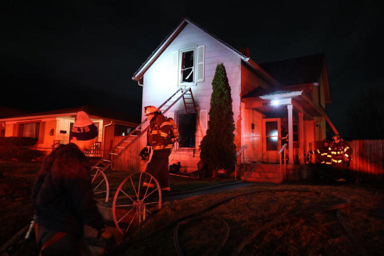 Indy firefighters rescue 2-year-old from burning home; boy critical