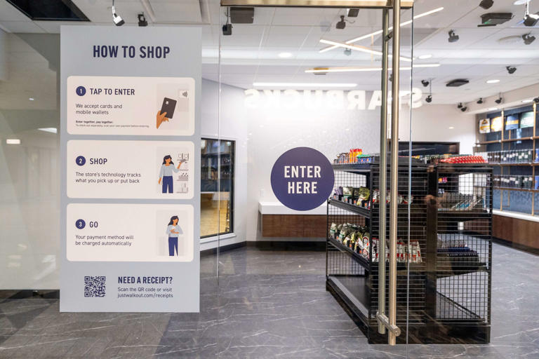 Shoppers can 'just walk out' of Kalamazoo's new cashierless Amazon store