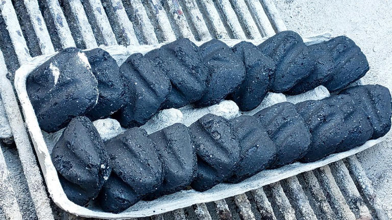How an egg carton can make firing up your charcoal grill easier