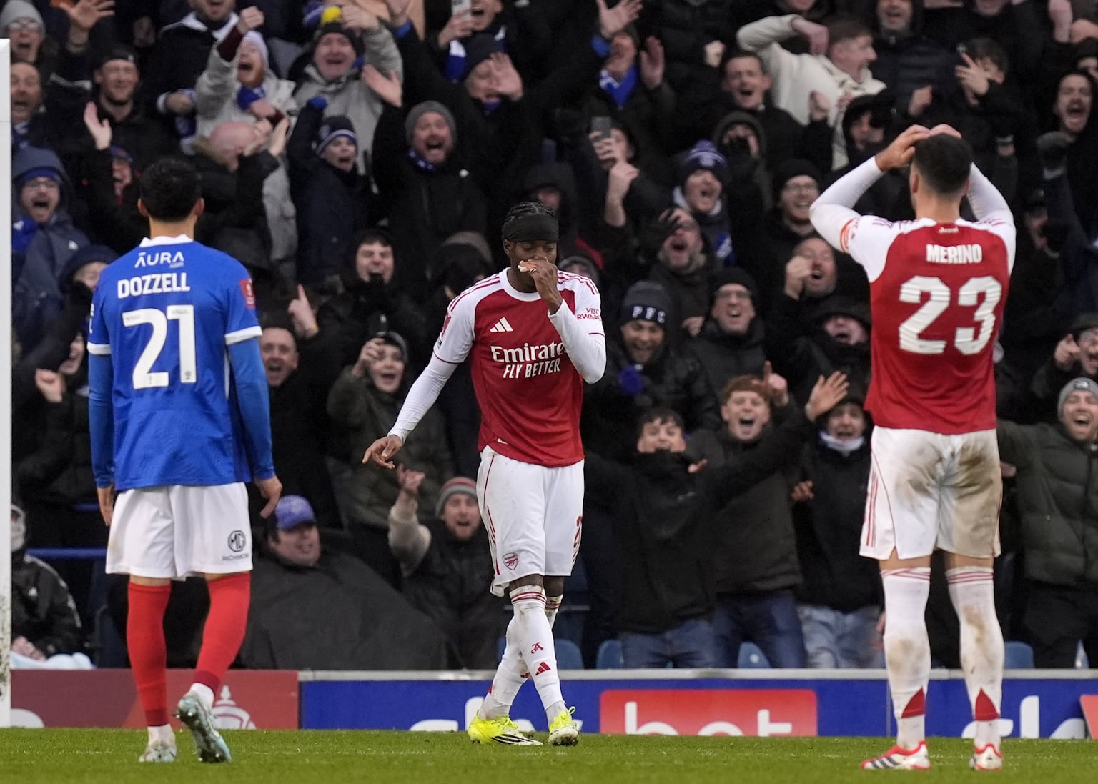 Redemption for Gabriel Martinelli as Arsenal hammer Portsmouth