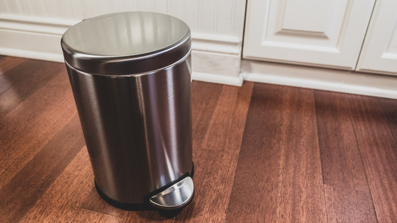 Transform a plain trash can into a whimsical accent in minutes with ...