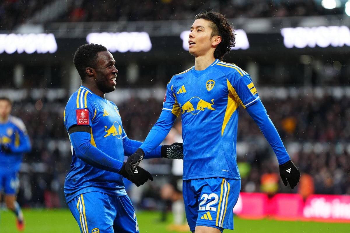Leeds come from behind to beat Derby and reach FA Cup fourth round