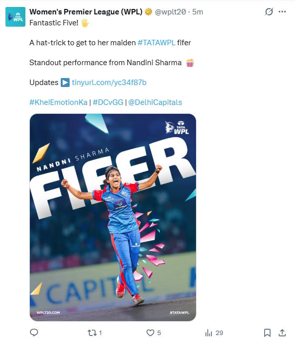 Who is Nandini Sharma? Delhi Capitals bowler scripts history with WPL ...
