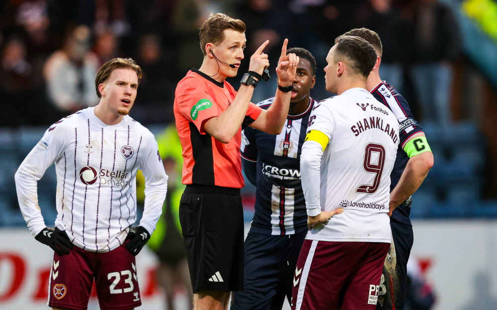 What Kevin Clancy told referee over Hearts red card at Dundee as VAR ...