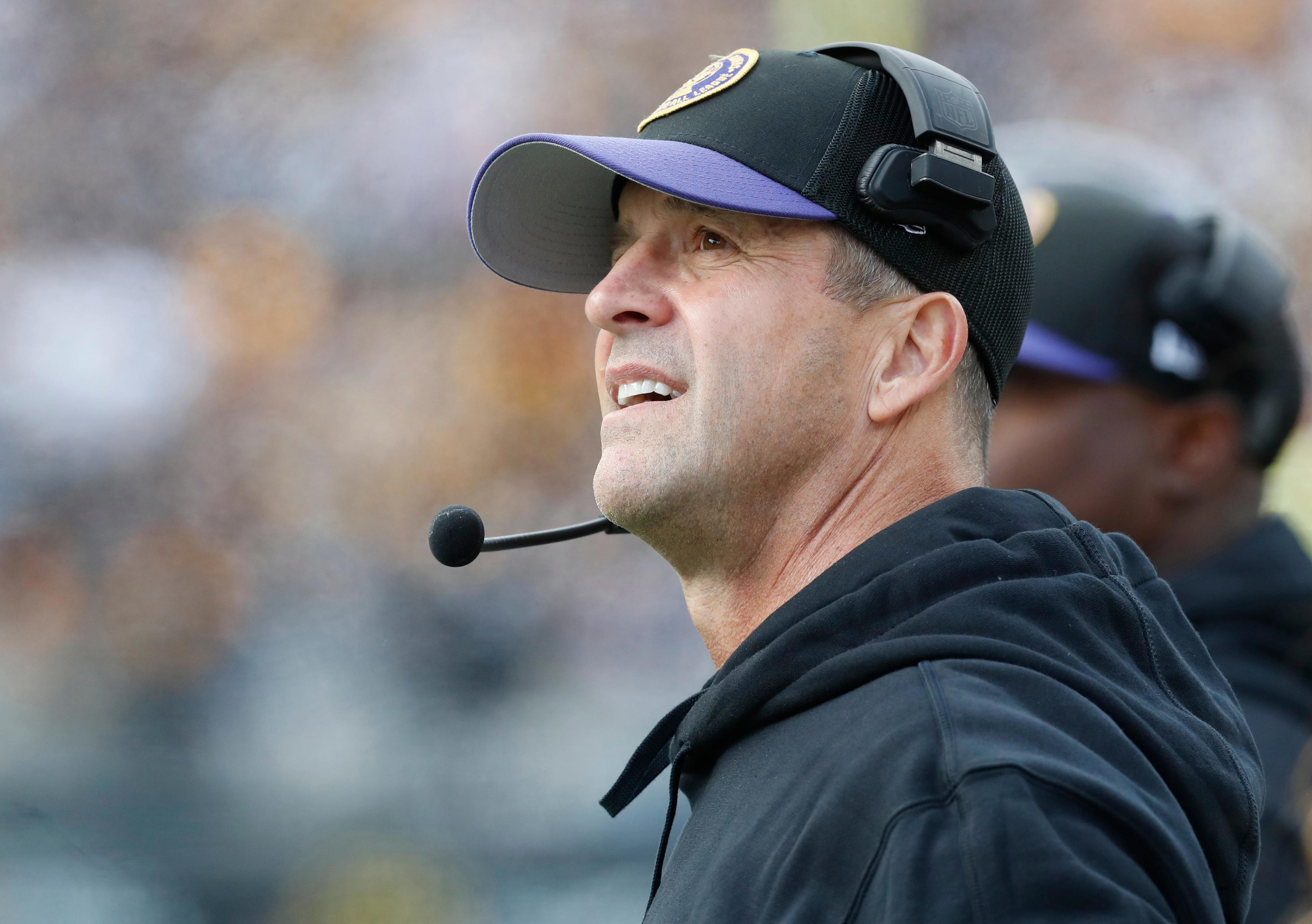 Ravens' Steve Bisciotti: John Harbaugh won't join a team without a QB