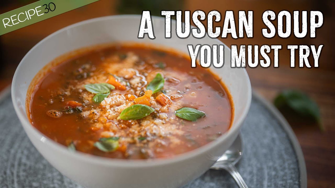 Cozy up with this Tuscan soup recipe!
