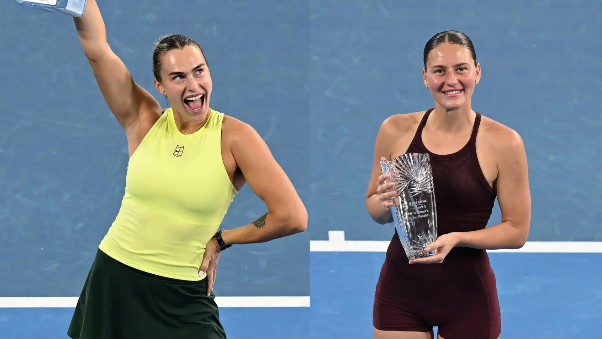 Marta Kostyuk niega el saludo a Aryna Sabalenka: "En Ucrania están a ...