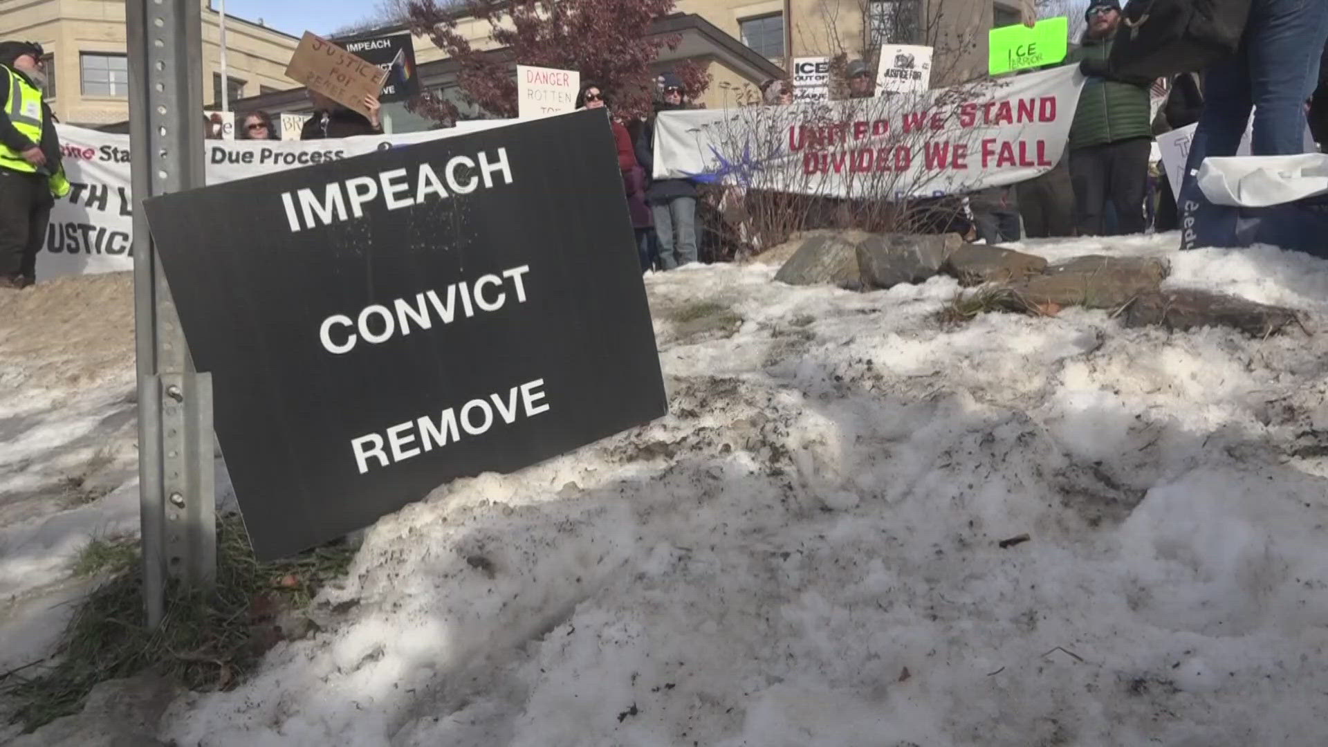 Bangor protest honors woman killed in Minnesota ICE shooting, calls for ...