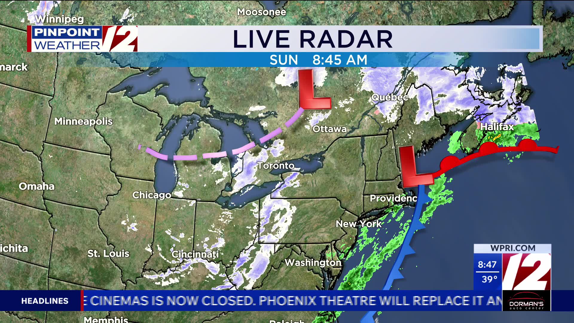WPRI 12 weather forecast 1/11/26: Colder air arrives later today