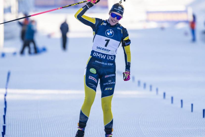 Elvira Oeberg domine la poursuite d'Oberhof, Julia Simon 4e