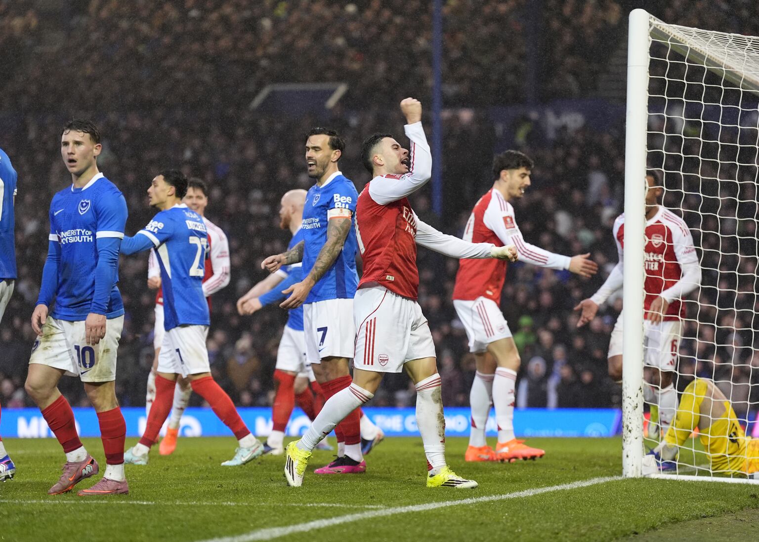 Redemption for Gabriel Martinelli as Arsenal hammer Portsmouth