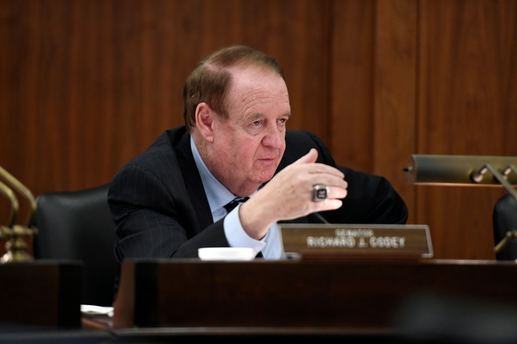 Ex-New Jersey Gov. Richard Codey, who took over for disgraced James ...