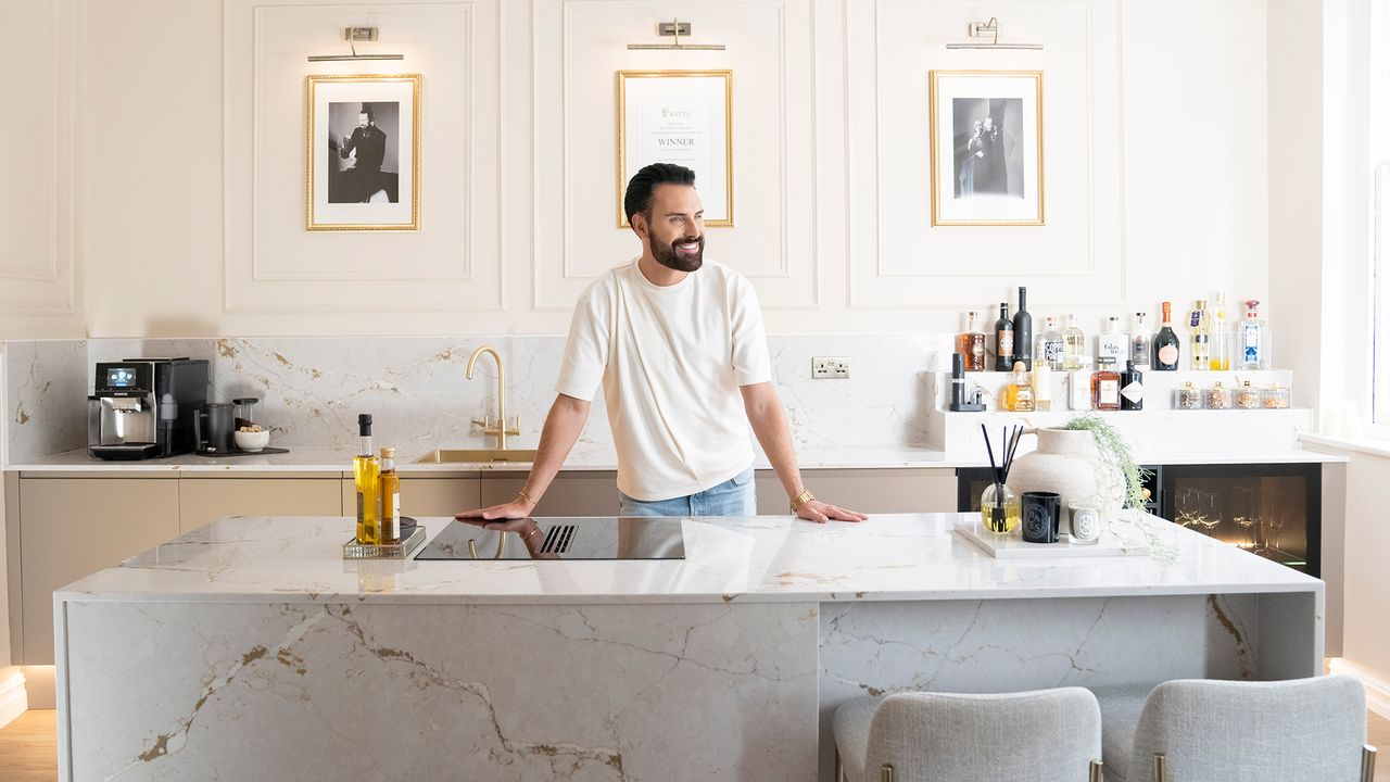 Rylan Clark's impressive hotel-style kitchen perfectly captures a sense ...