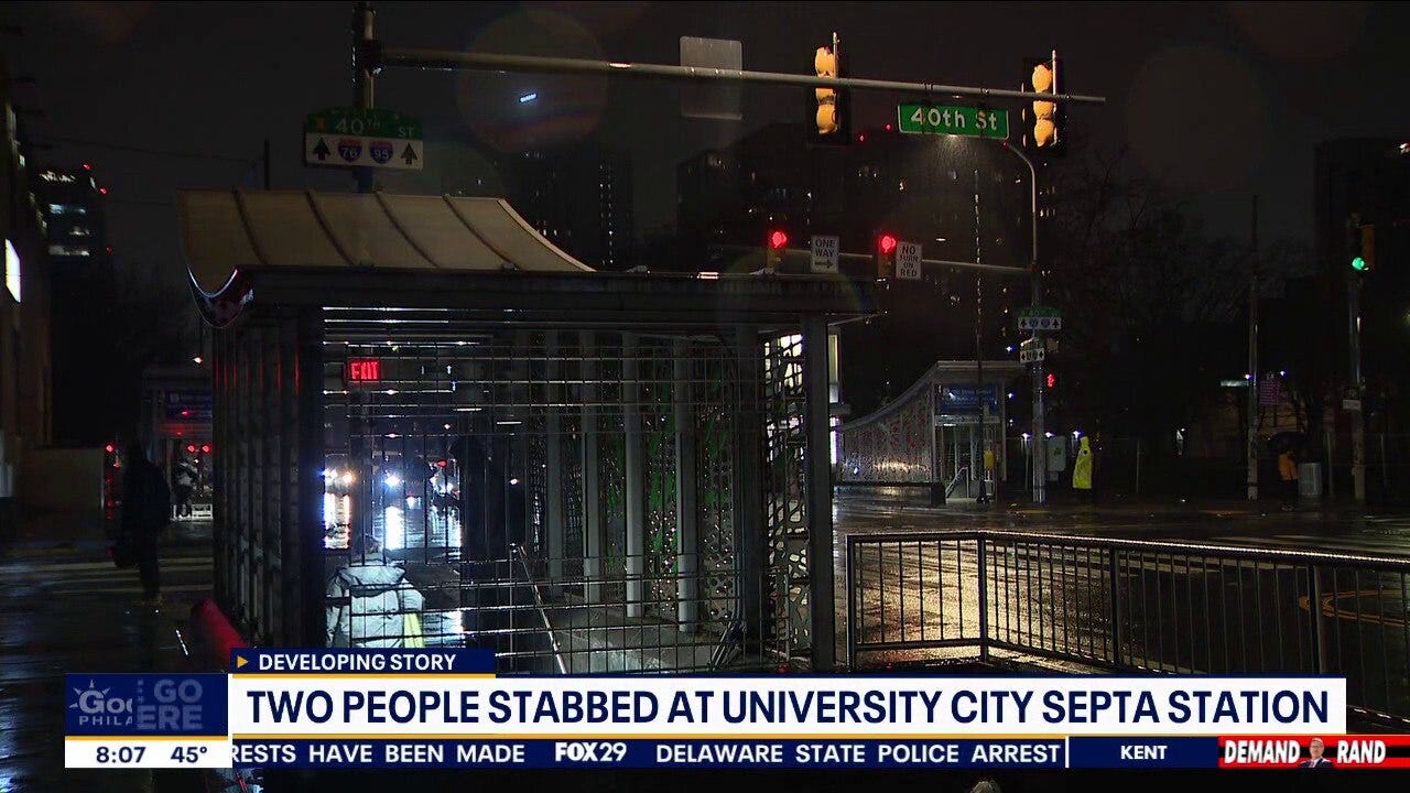 Two people stabbed at SEPTA station in University City