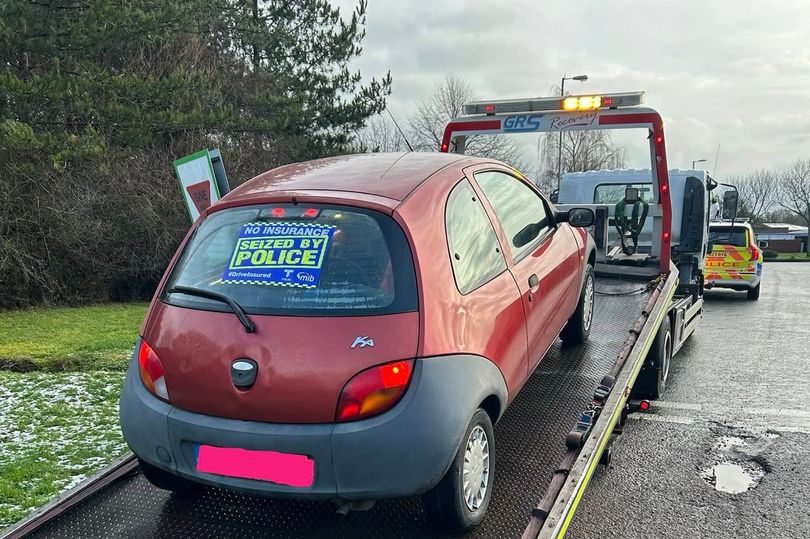 Car seized after driver stopped on his way home after passing theory test