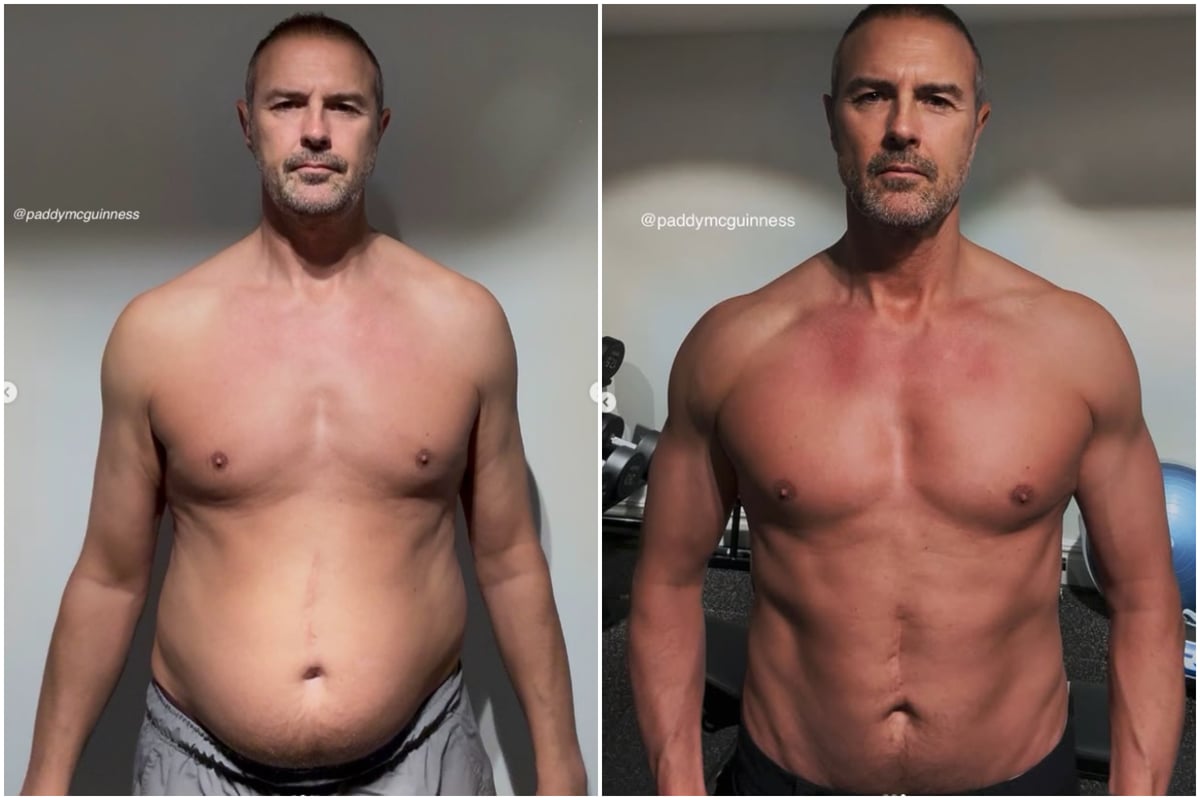 TV star Paddy McGuinness shows off dramatic body transformation