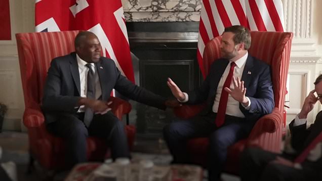 Lammy says Vance agrees that sexualised AI images on X are 'despicable'