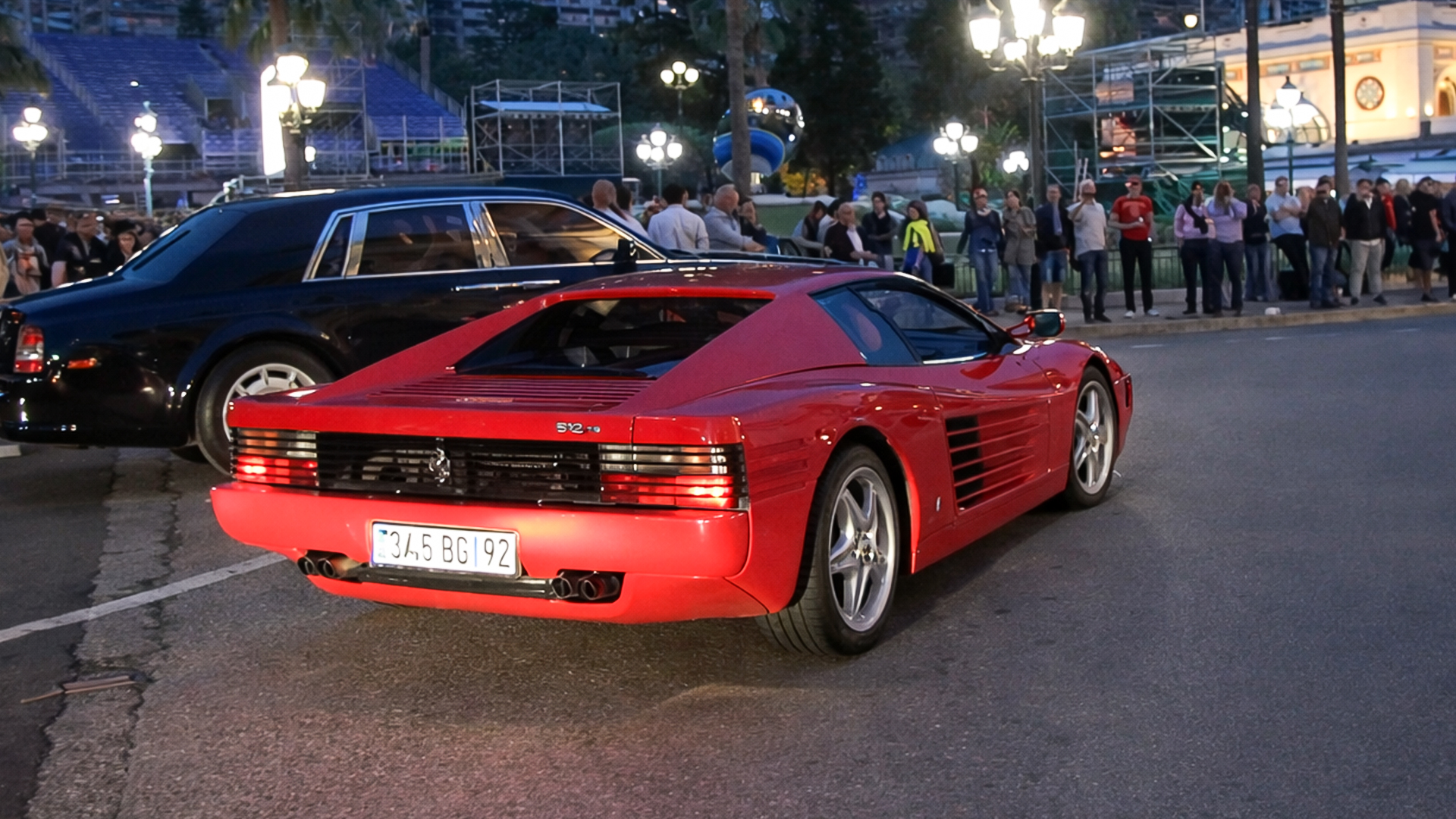 Classic Ferrari Testarossa Makes Street Presence