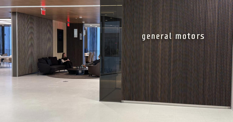 Inside GM's new world headquarters: Modernized midcentury designs with ...