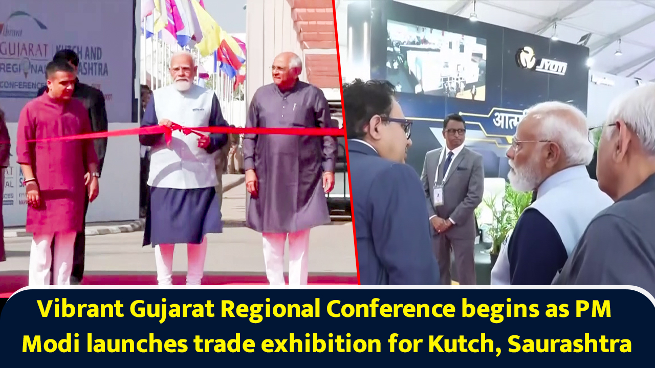 Vibrant Gujarat regional conference begins as PM Modi launches trade ...