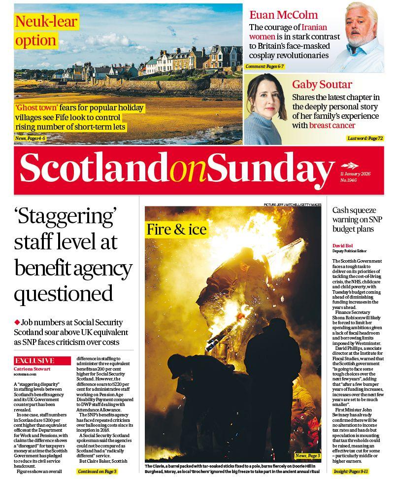 Scotland's papers: CalMac pay 'anger' and benefit agency jobs row