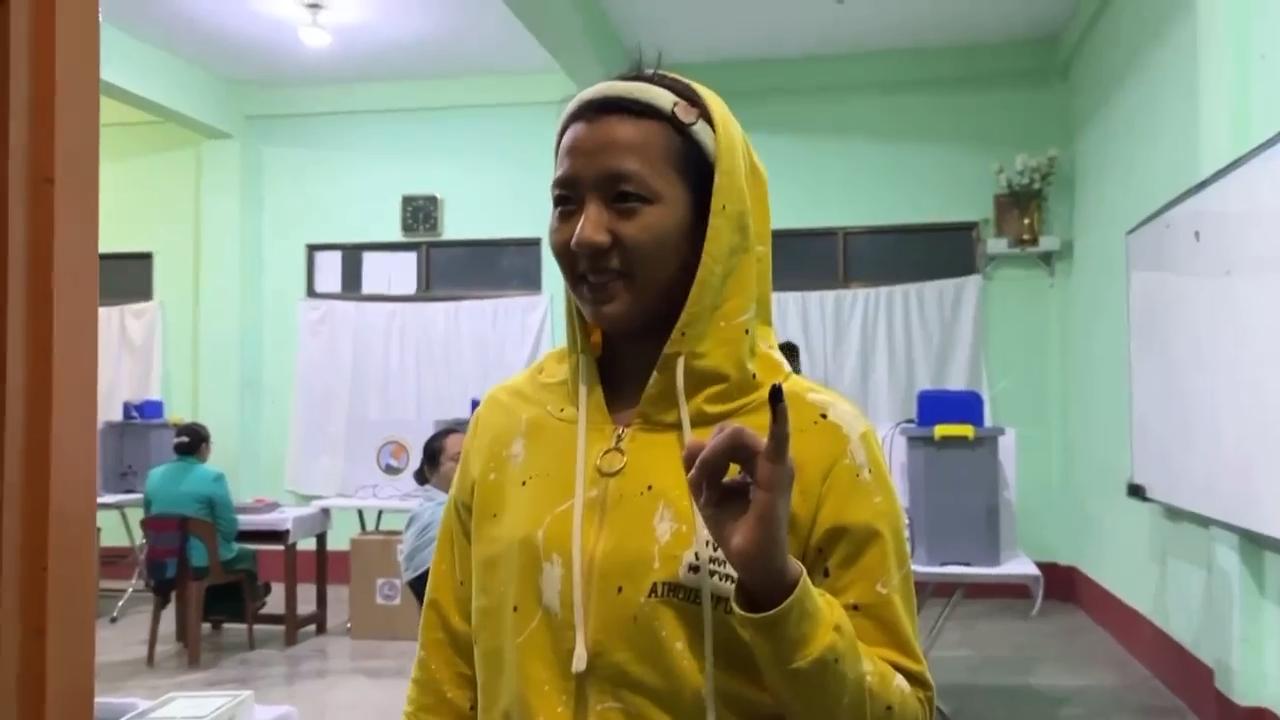 Voting resumes in Myanmar's three-phase election, branded a 'sham' by ...