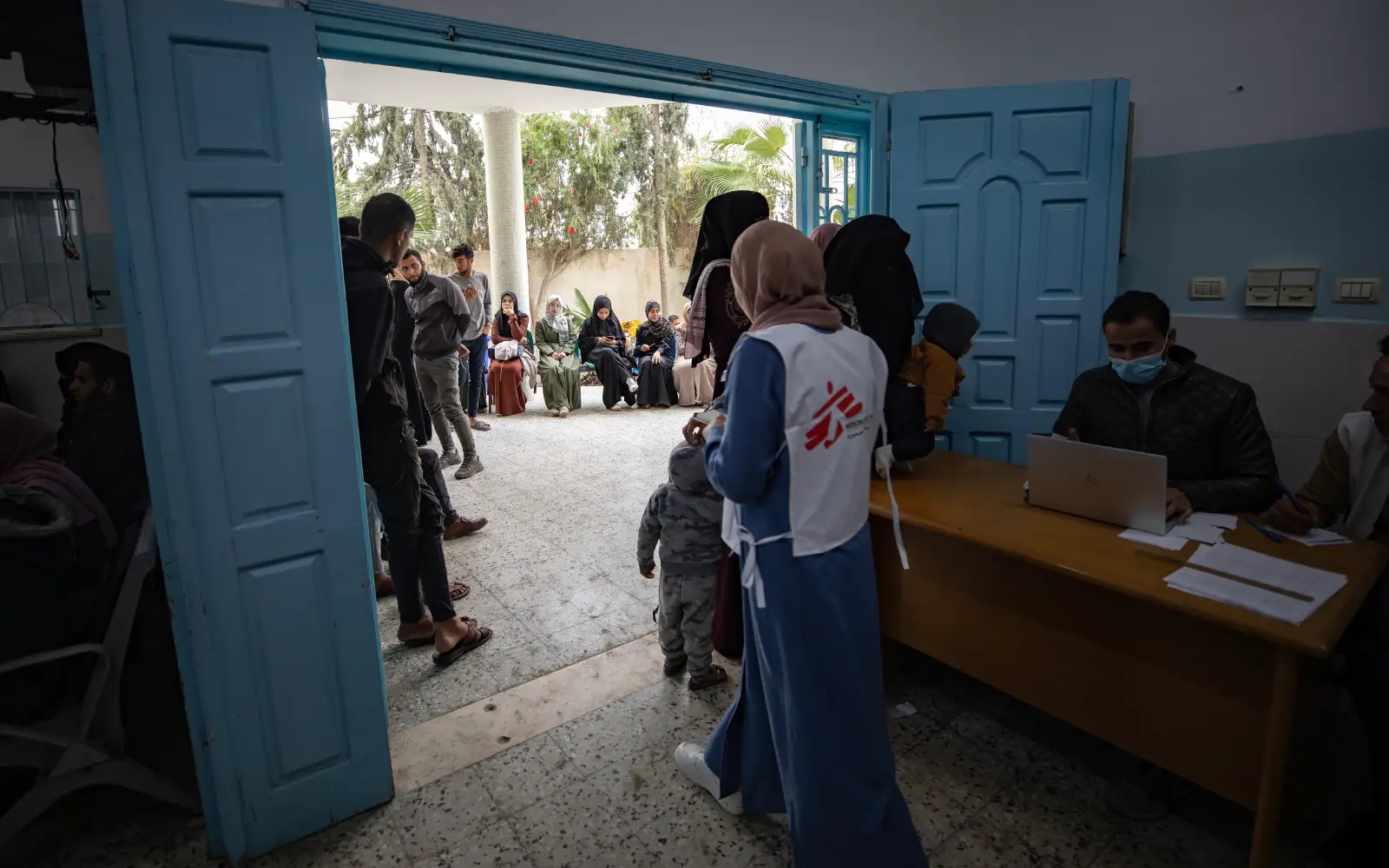 In Gaza hospital, patients cling to MSF as Israel orders it out