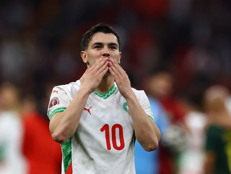 Soccer-poster boy Diaz carrying Morocco's hopes at Cup of Nations