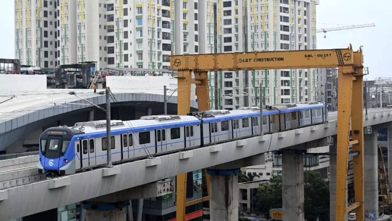 Chennai on track: First metro trial run links Porur and Vadapalani ...