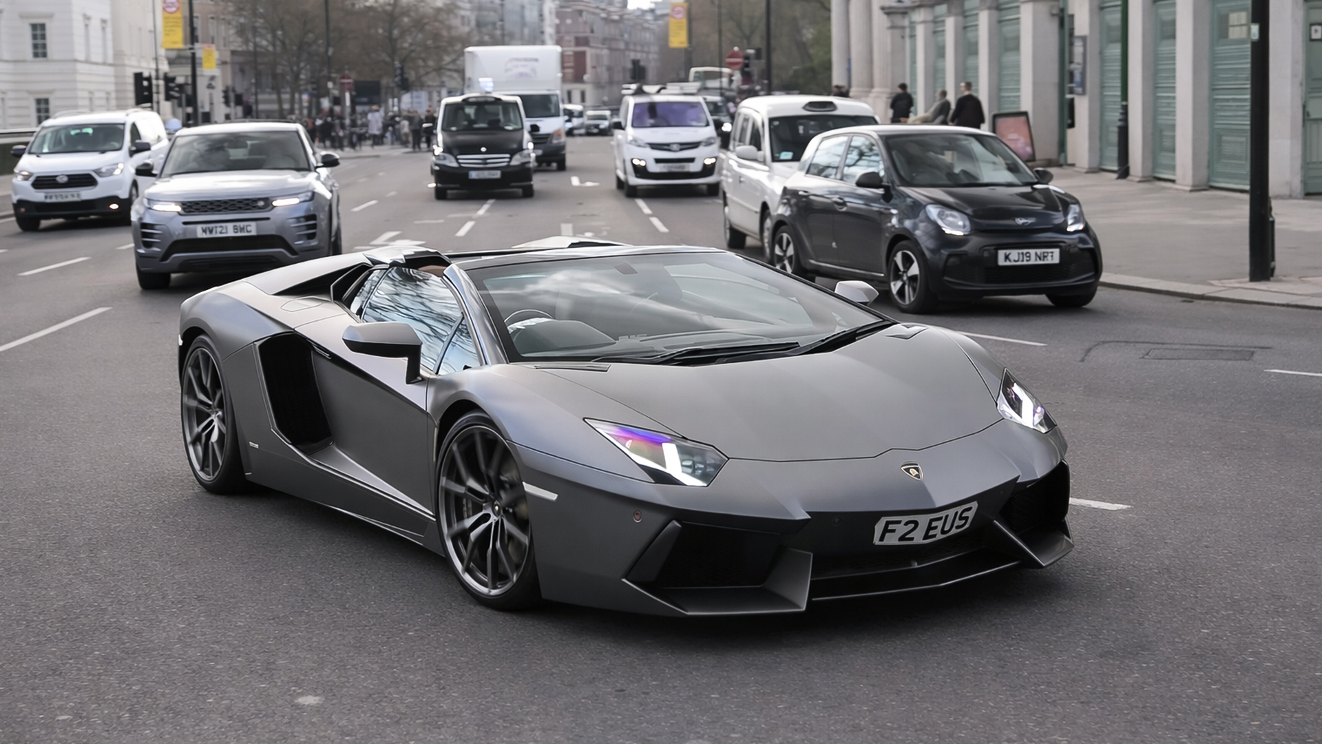 Lamborghini Aventador worth $450,000 draws looks