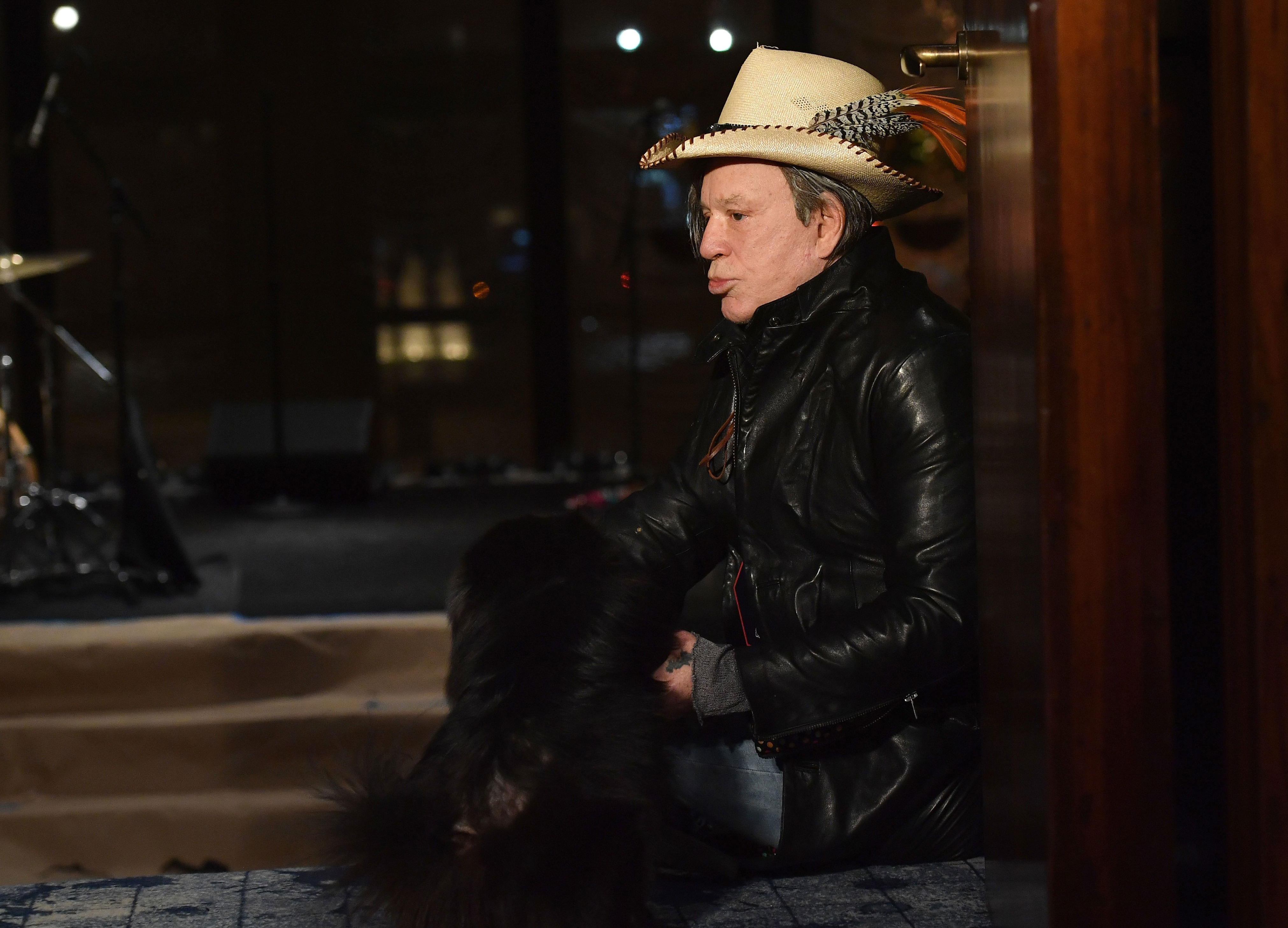 Mickey Rourke doesn’t want your stupid handout